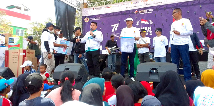 Pemdes Majalaya Gelar PHBN HUT RI Ke-77 Dengan Berbagi - Media Indonews